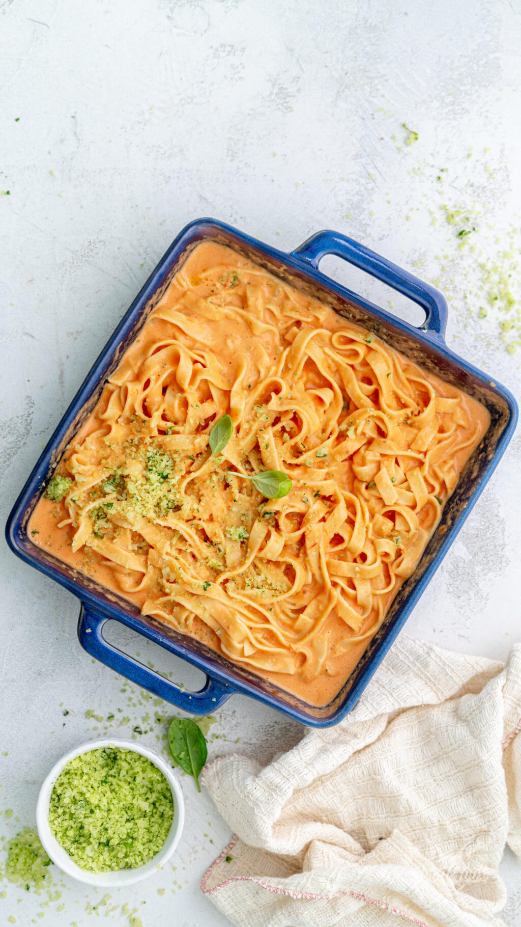 Pasta Burrata (Tagliatelle mit Burrata Sauce)