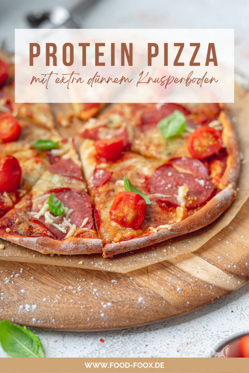 Schnelle High Protein Pizza (Fitnesspizza) einfach selber machen!
